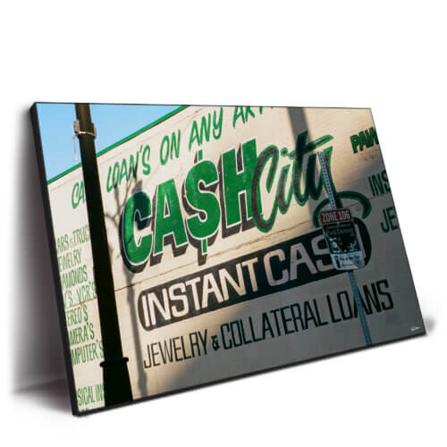 Painted Billboard on Brick Wall Art | BIG Wall Décor