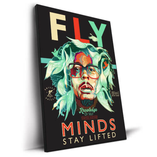 Stay Lifted Illustrated Print | BIG Wall Décor