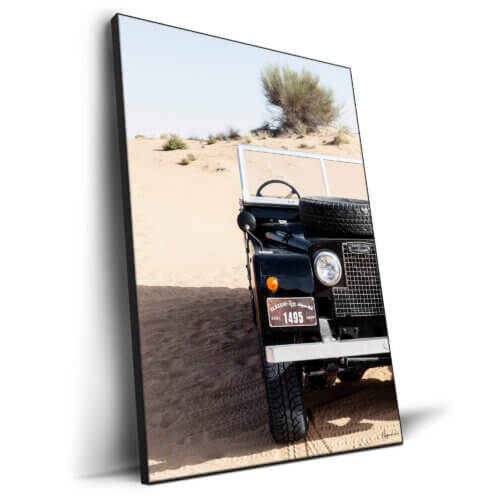 Classic Black Desert Land Rover Wall Art | BIG Wall Décor
