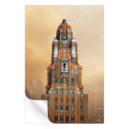 The Drake Building Photography Wall Print | BIG Wall Décor