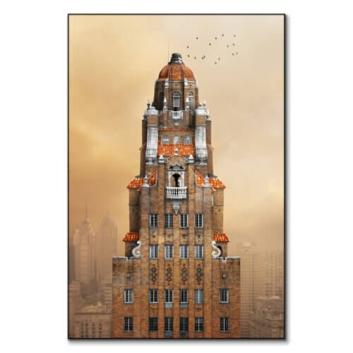 The Drake Building Photography Wall Print | BIG Wall Décor