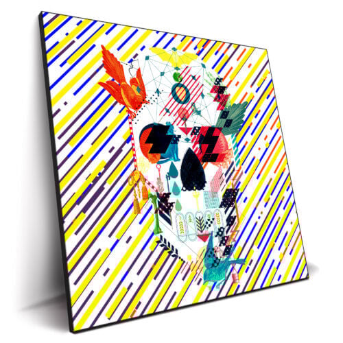 Contemporary Graphic Skull Wall Art | BIG Wall Décor