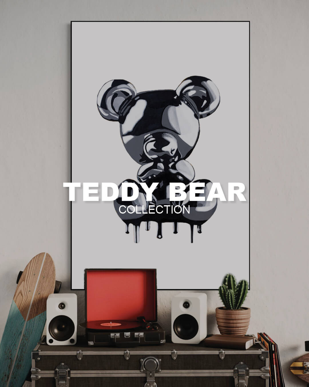 Cute Teddy Bear Wall Art Collection — Shop at BIG Wall Décor