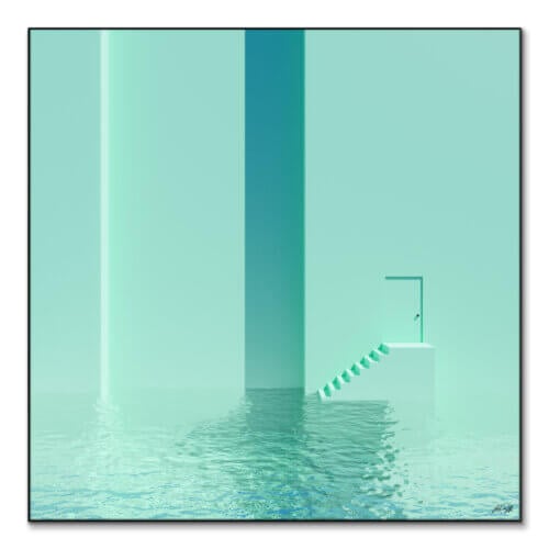 Pastel Pool Wall Art - BIG Wall Décor