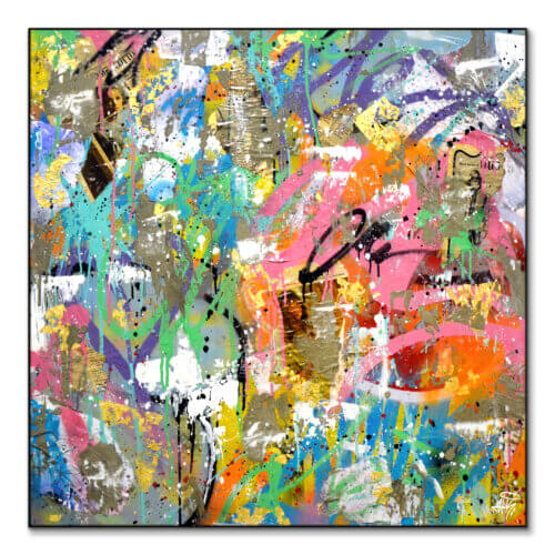 Graffiti Splatter Wall Art | BIG Wall Décor