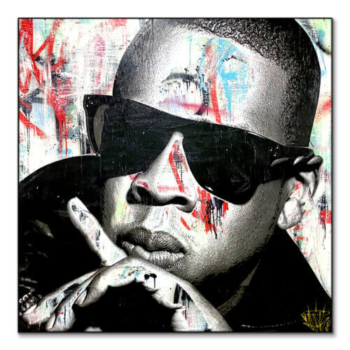Jay Z Graffiti Wall Art | BIG Wall Décor