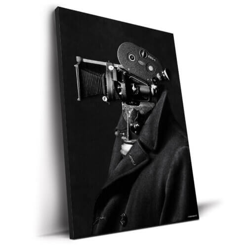 Surreal Vintage Camera Man | BIG Wall Décor