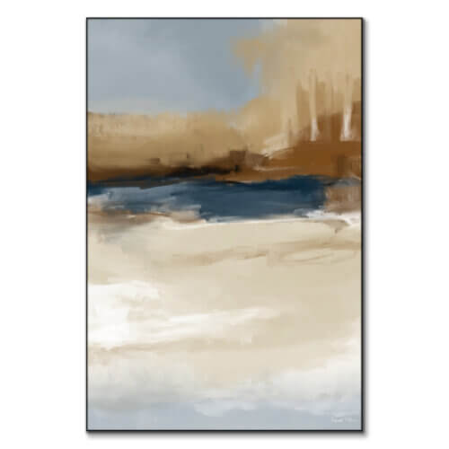 Neutral Tan Abstract Art - BIG Wall Décor