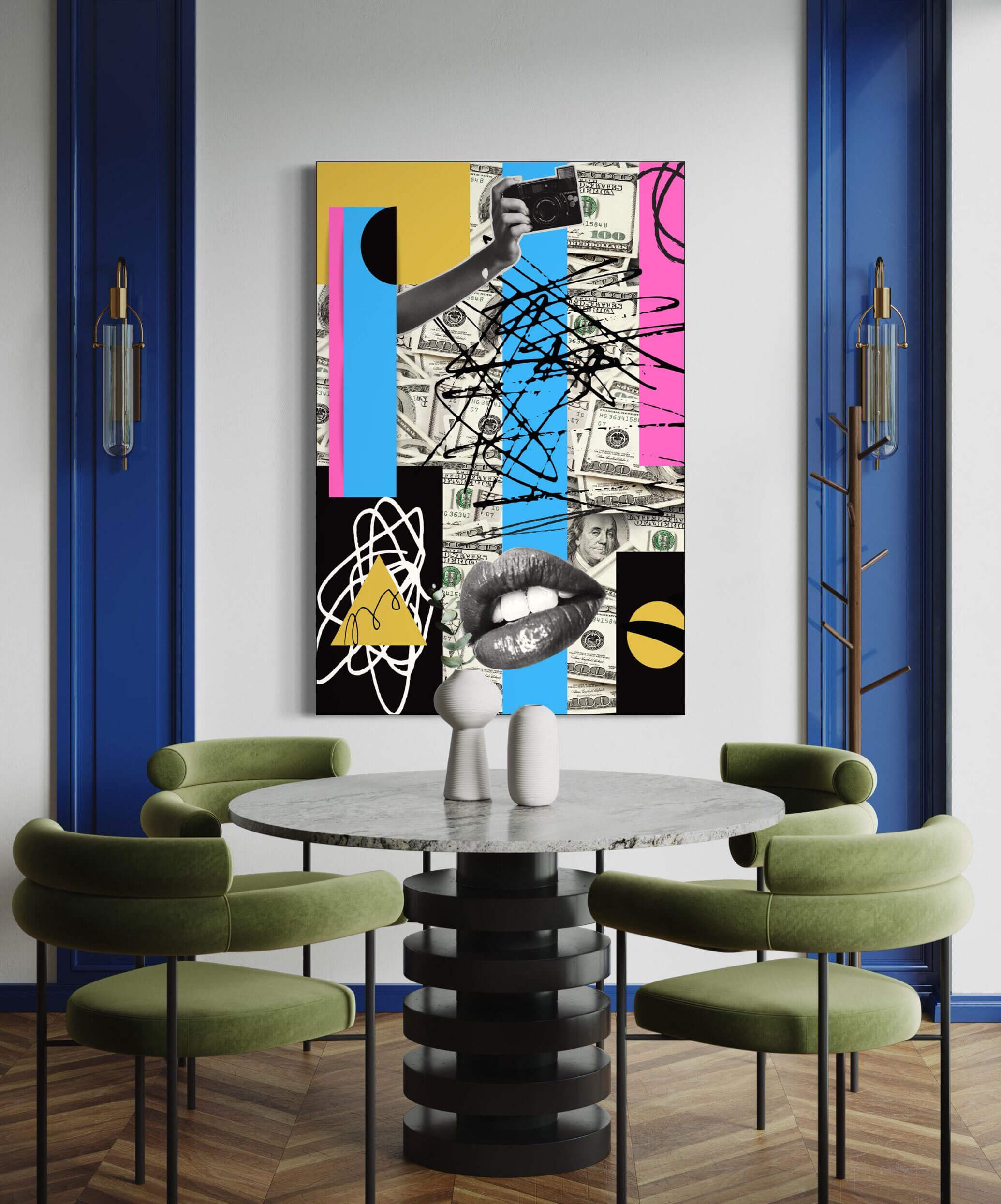 New Artist George Rosaly Brings A Fresh Vibe to BIG Wall Décor