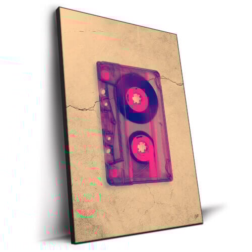 Retro Cassette Tape Wall Art | BIG Wall Décor