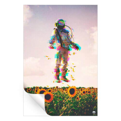 Astronaut Glitch Wall Art | BIG Wall Décor