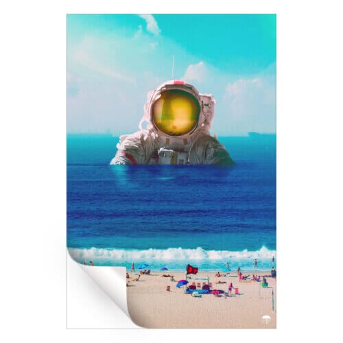Astronaut Beach Art | BIG Wall Décor