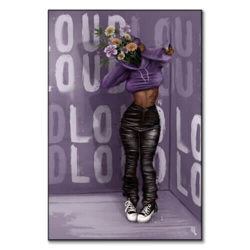 Pot Head Cannabis Wall Art - BIG Wall Décor