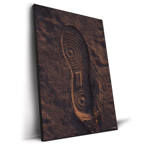 Nike Air Force 1 Footprint Sand Photography | BIG Wall Décor