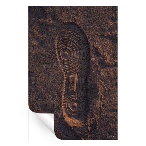 Nike Air Force 1 Footprint Sand Photography | BIG Wall Décor