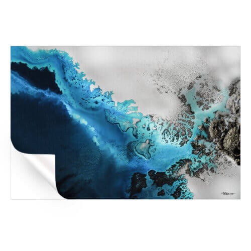 Calming Blue Ocean Reef Art | BIG Wall Décor