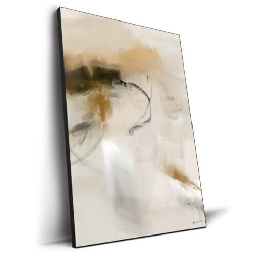 Abstract Tan and Black Art | BIG Wall Décor