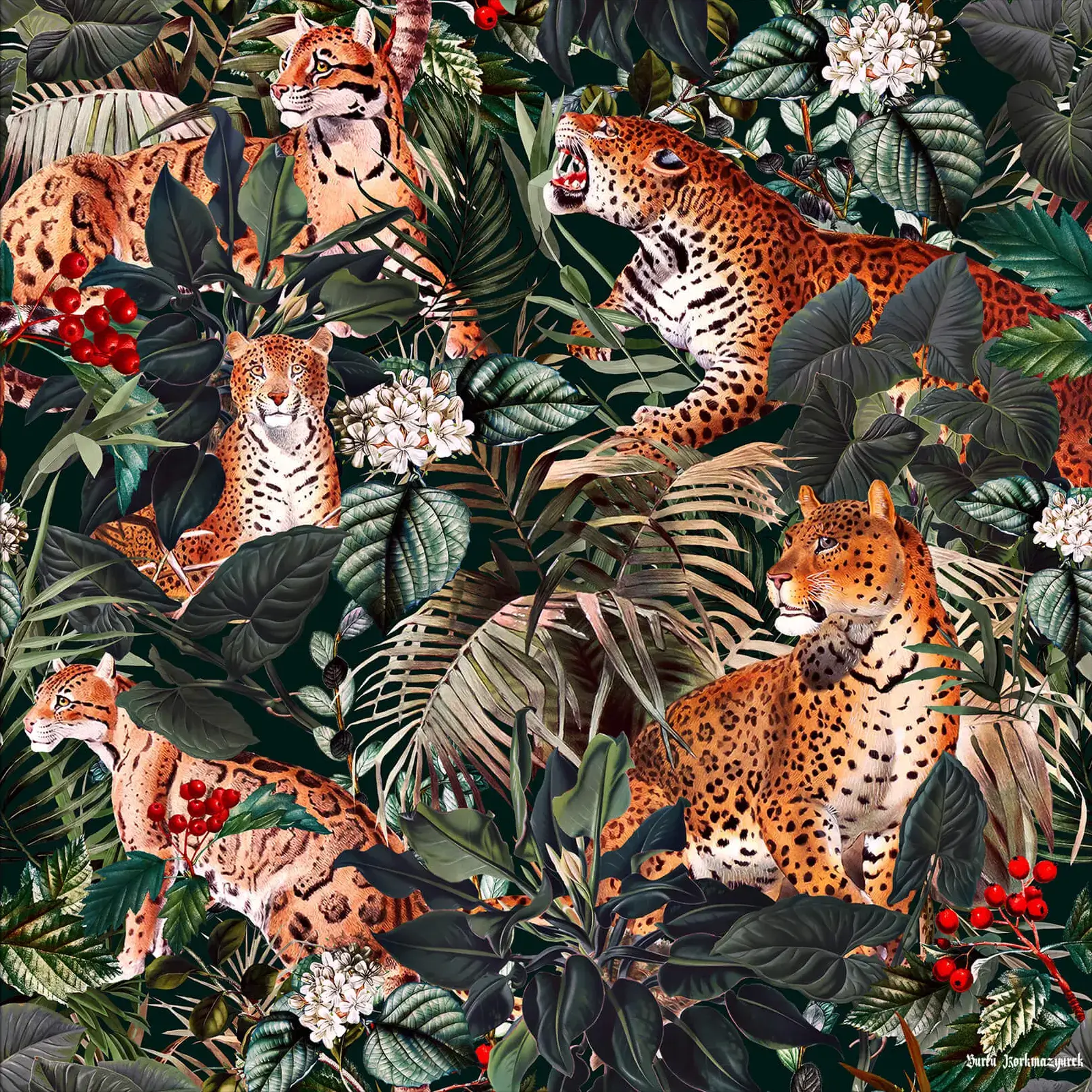 Jaguar Pattern Wall Art | BIG Wall Décor