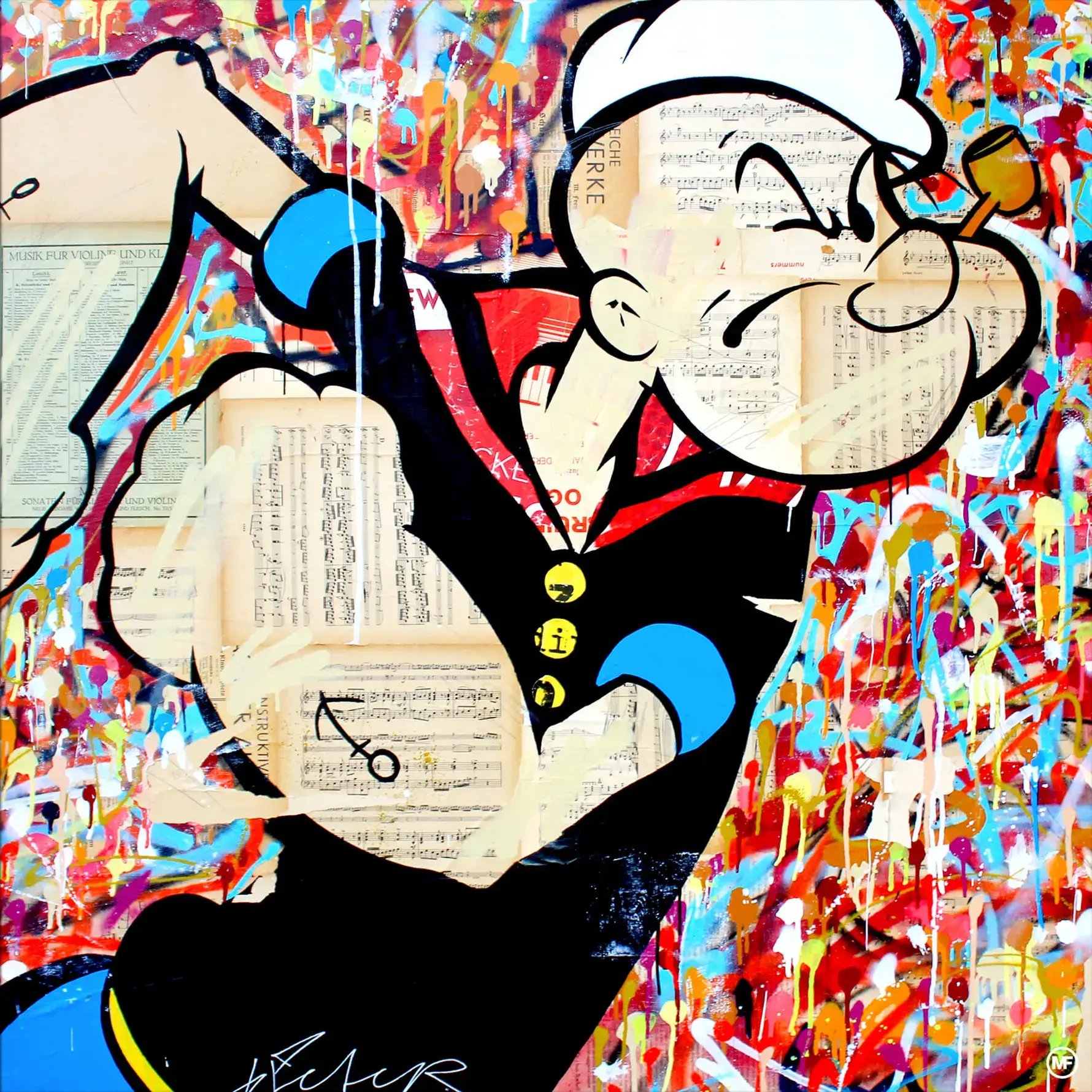 Popeye Art | BIG Wall Décor