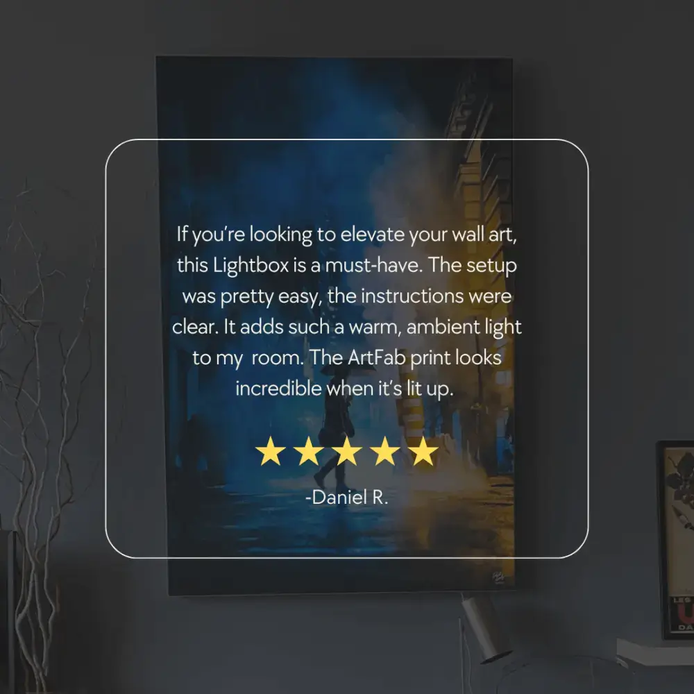 ED Lightbox Frame | Backlit Wall Art Display