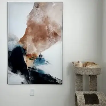 Macroscopic - Black and Tan Abstract Wall Art by Artur Chen - BIG Wall ...