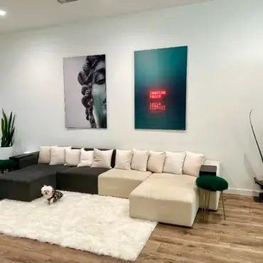 Neon Imagine Peace Sign Inspirational Art - BIG Wall Décor