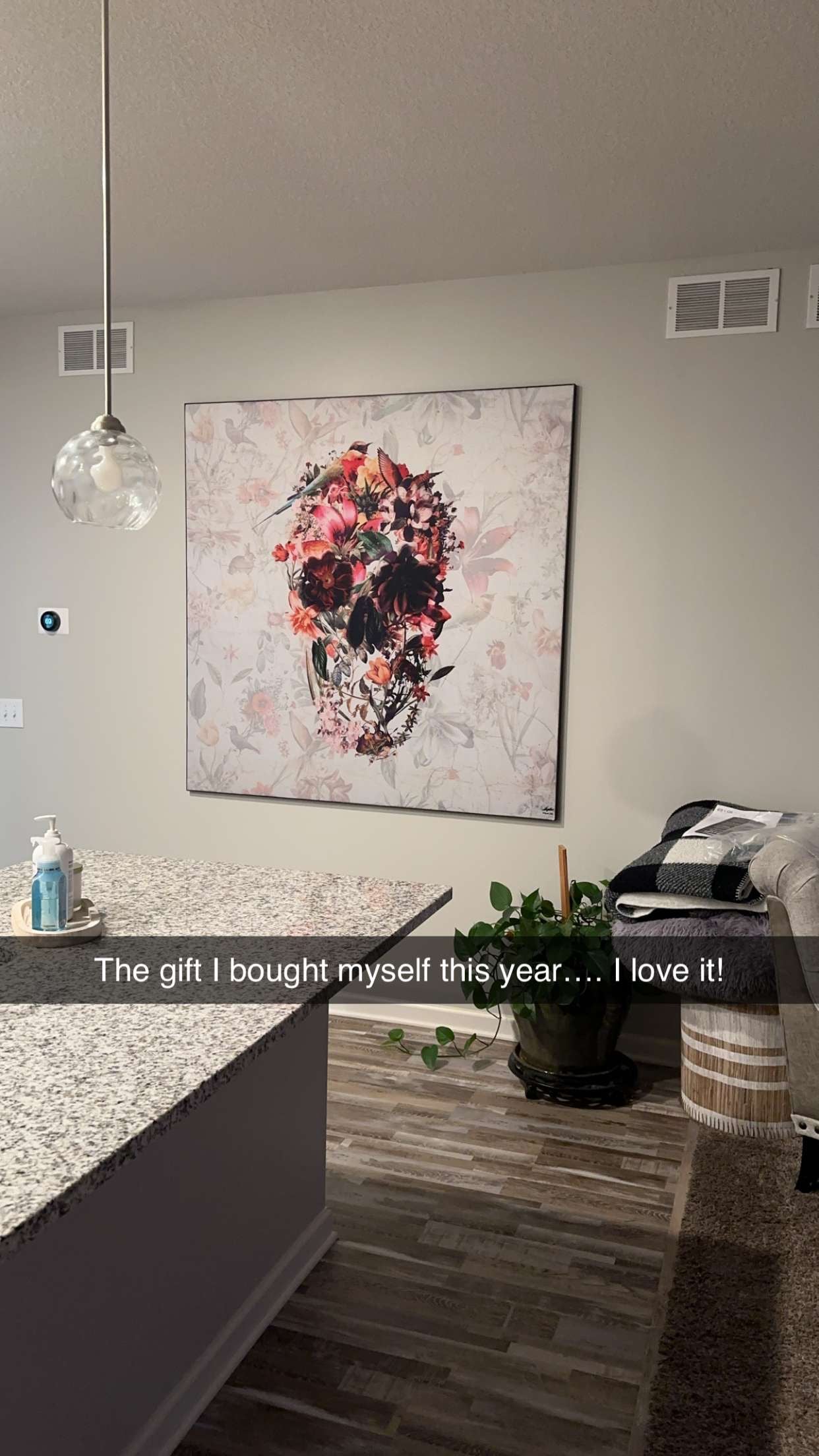 Spring Skull Wall Art - BIG Wall Décor